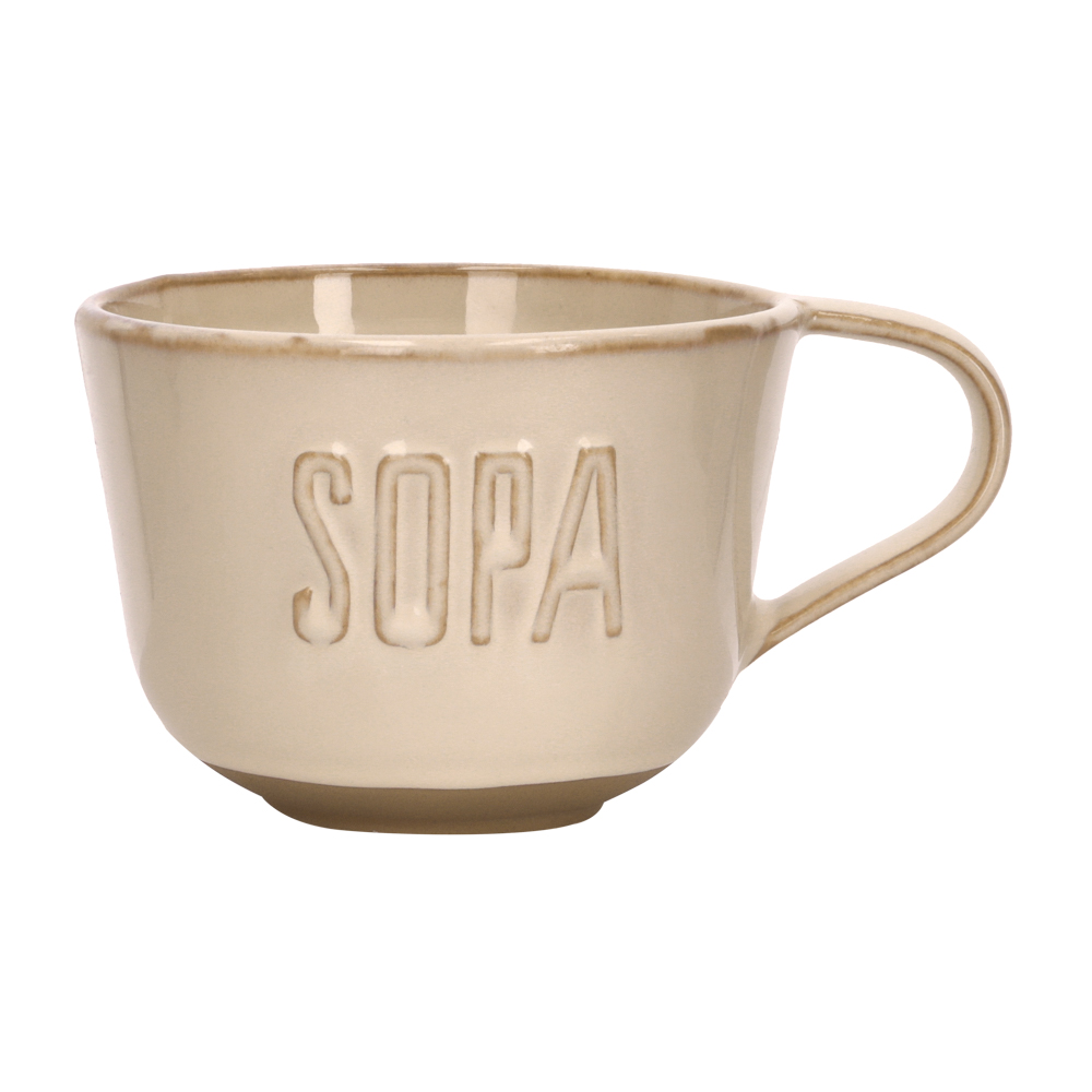 MUG SOPA EMBOSS 600 ML | Casaideas