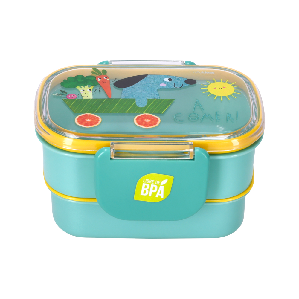 Caja Colacion Dos Pisos Casaideas